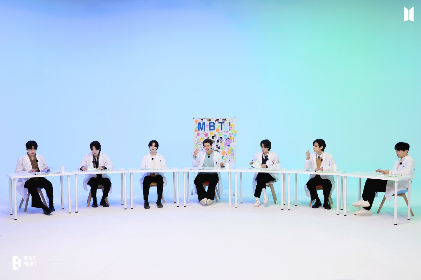 BTS (방탄소년단) MBTI Lab Photo Sketch