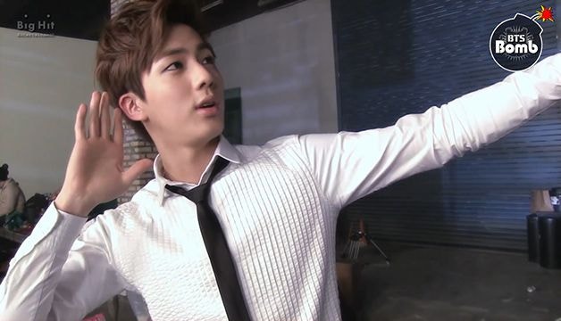 [2016 FESTA] BTS (방탄소년단) Special BANGTAN BOMB 6 - Jin's practice before ...