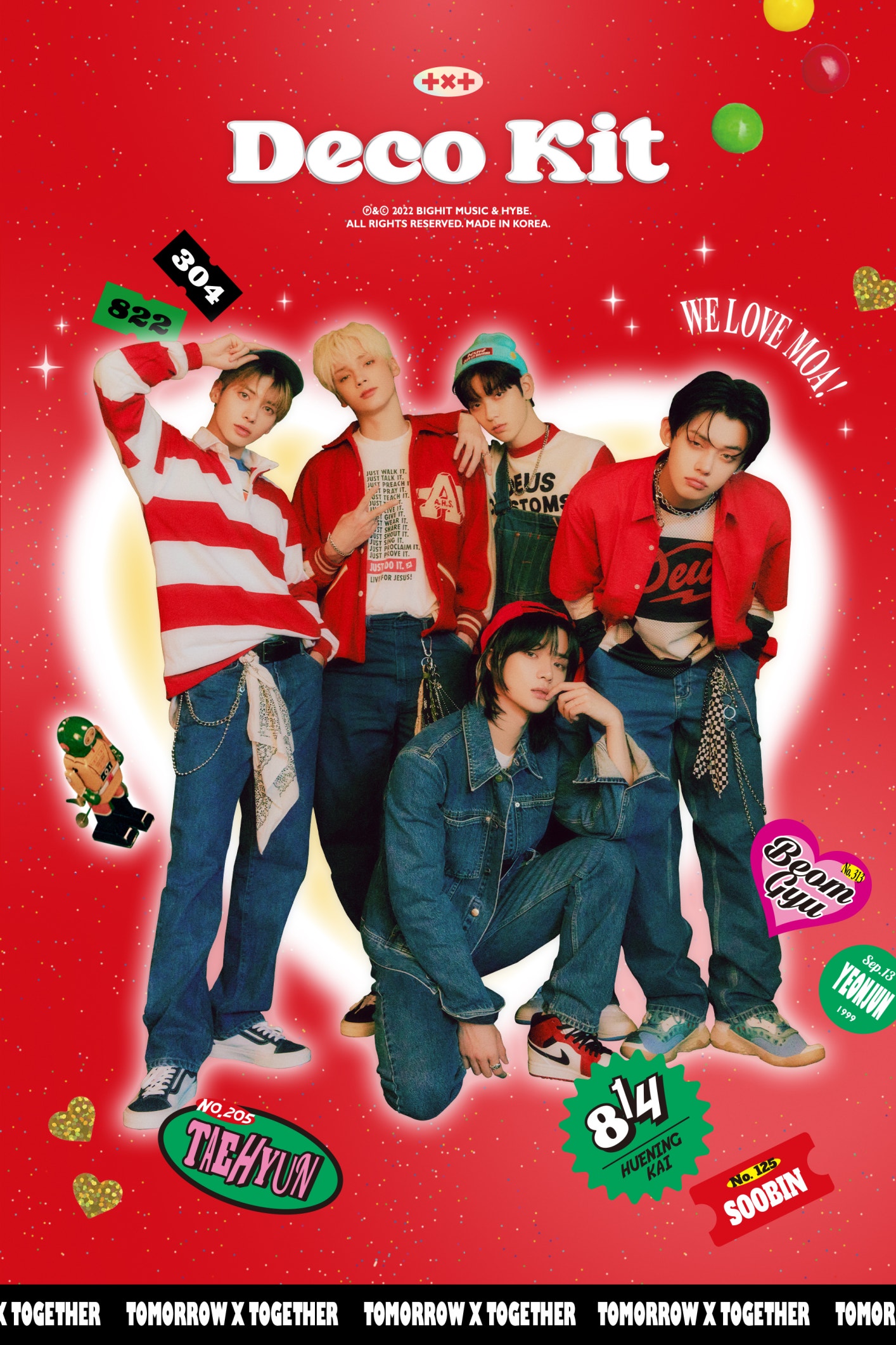 TXT 2022 DECO KIT Preview Cuts