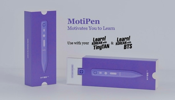 With BTS Voice and MotiPen, enjoy learning Korean.