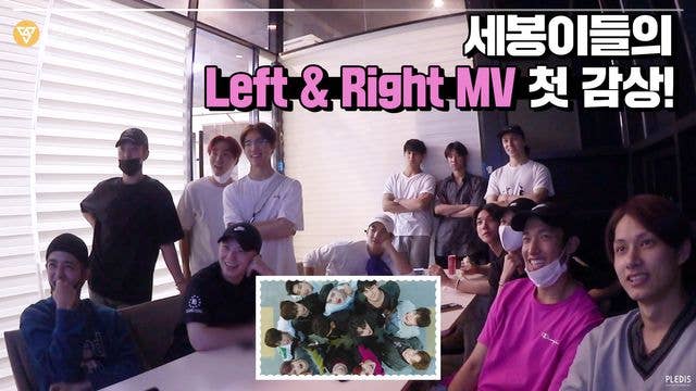 [INSIDE SEVENTEEN] SEVENTEEN 'Left & Right' MV Reaction🎥