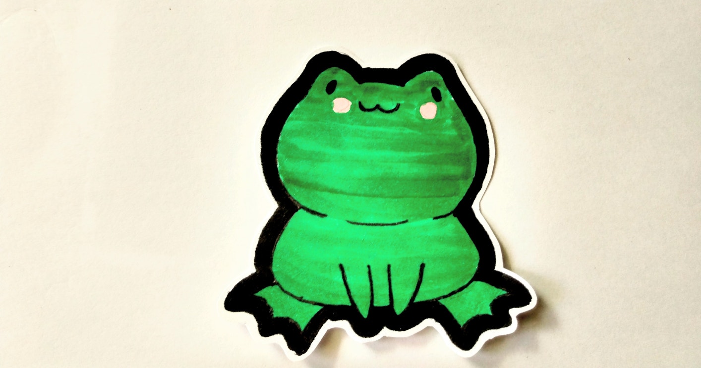 BTS Community Posts - i made a frog lol 🐸