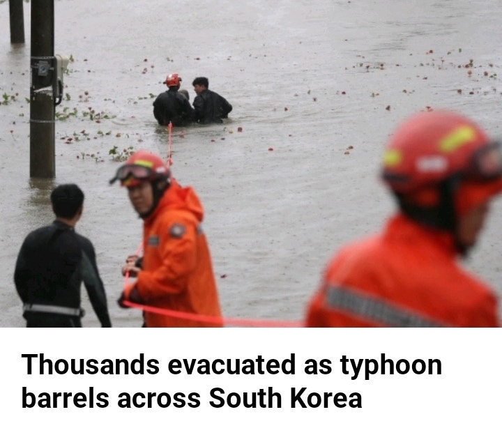 BTS 커뮤니티 포스트 - Armies pray for south Korea The most powerful typhoon in ...