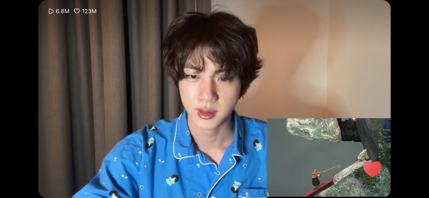 BTS Community Posts - seokjin oppa fighting ️😂