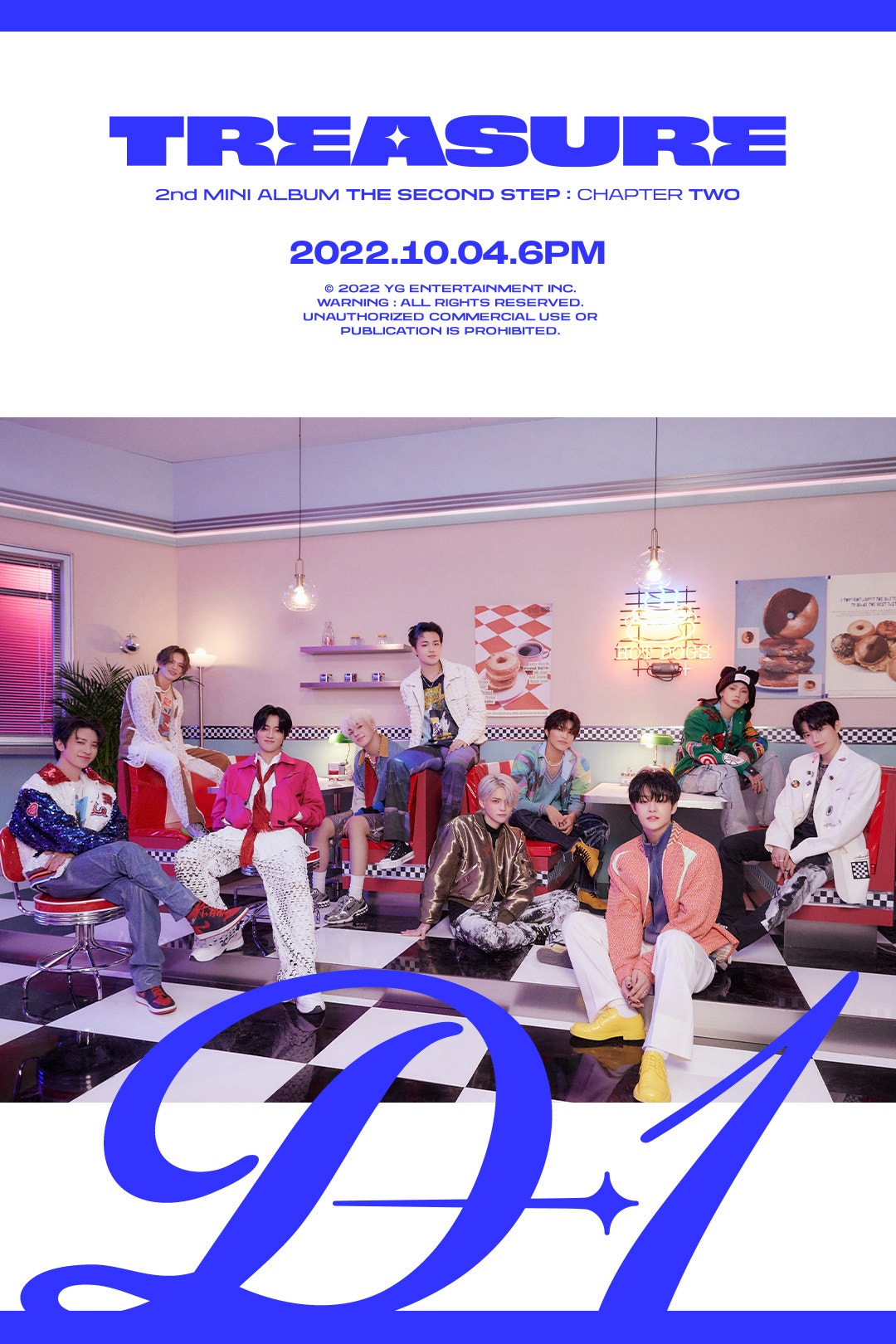 TREASURE - 'THE SECOND STEP : CHAPTER TWO' D-1 POSTER