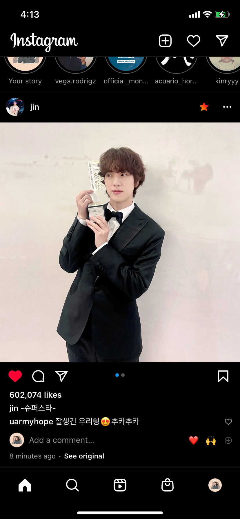 Congratulations BTS,...