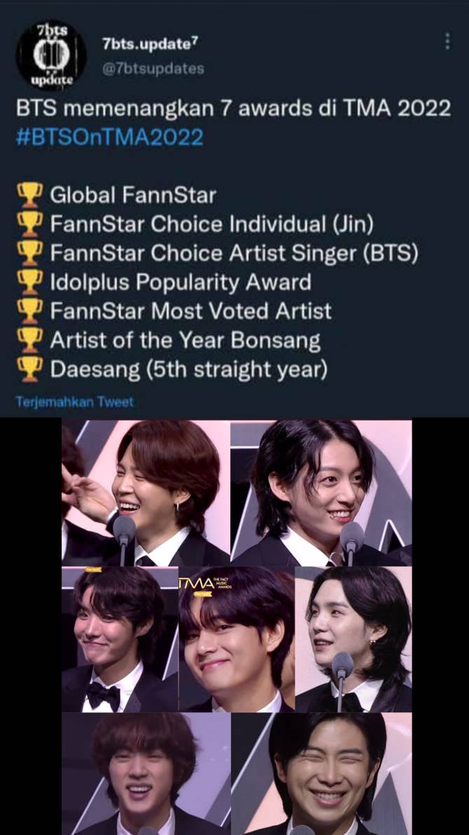 BTS 커뮤니티 포스트 - Congratulations BTS 💜🥰
