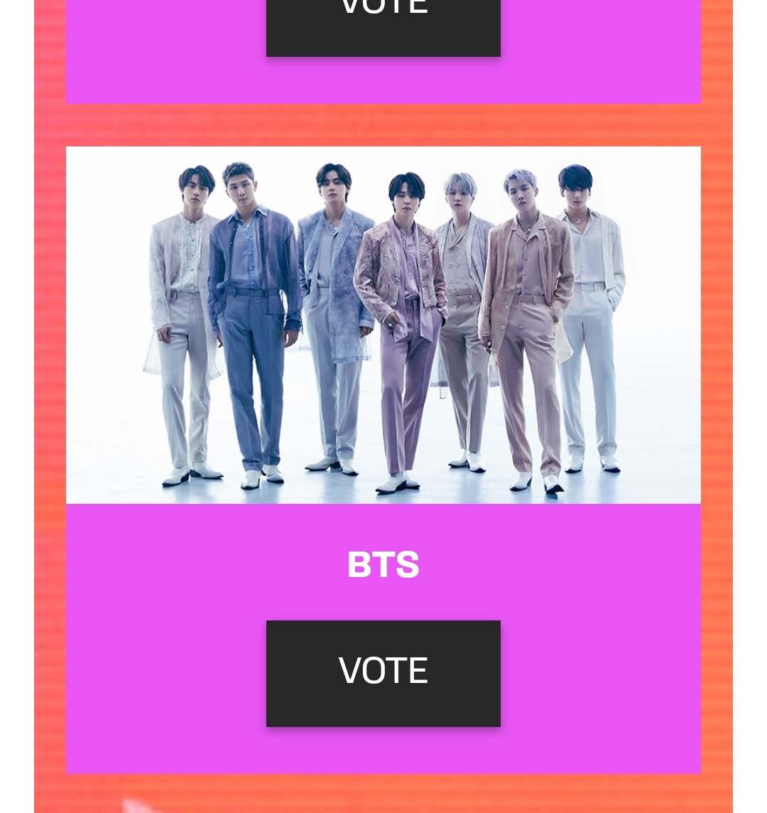 BTS 커뮤니티 포스트 - https://www.billboard.com/amasvote/ armies we lost best kpop in mtvemas but we ...