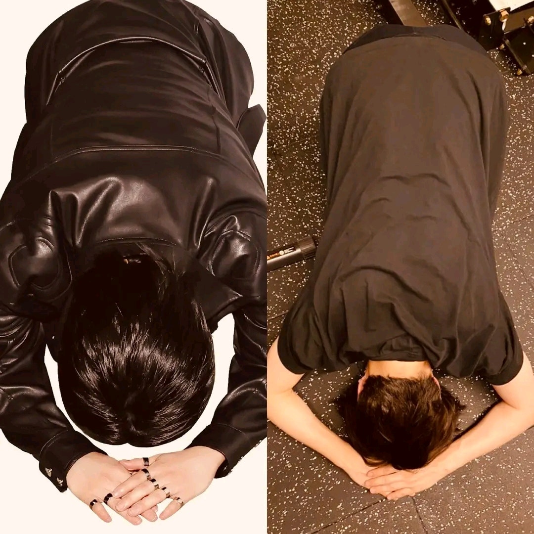 BTS Community Posts - JIMIN BOWED GREATLY, this is the highest form of ...