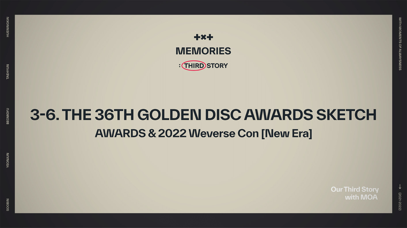 3-6. THE 36TH GOLDEN DISC AWARDS SKETCH