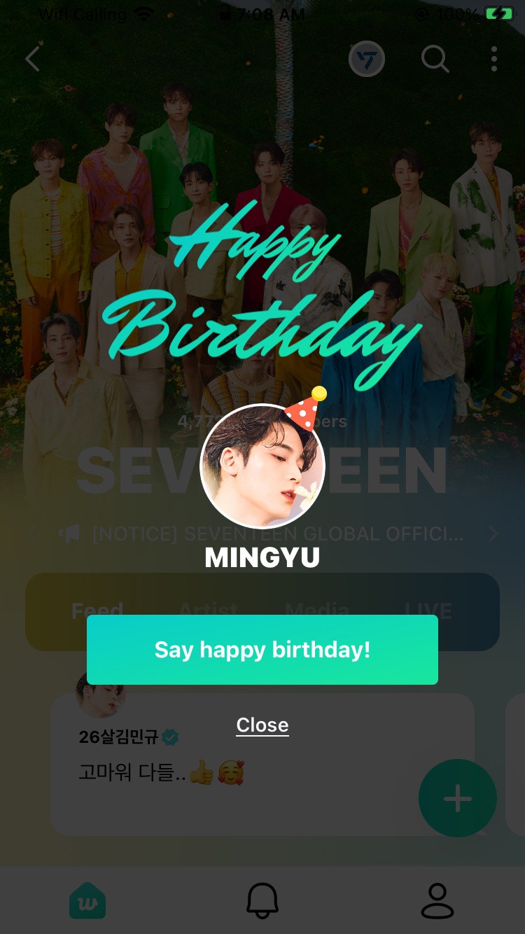 SEVENTEEN Community Posts - Mingyu, happy birthday! I hope you have an ...