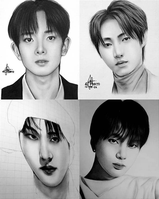 ENHYPEN 커뮤니티 포스트 - Hello Jungwon! here's a drawing i made for you and ...