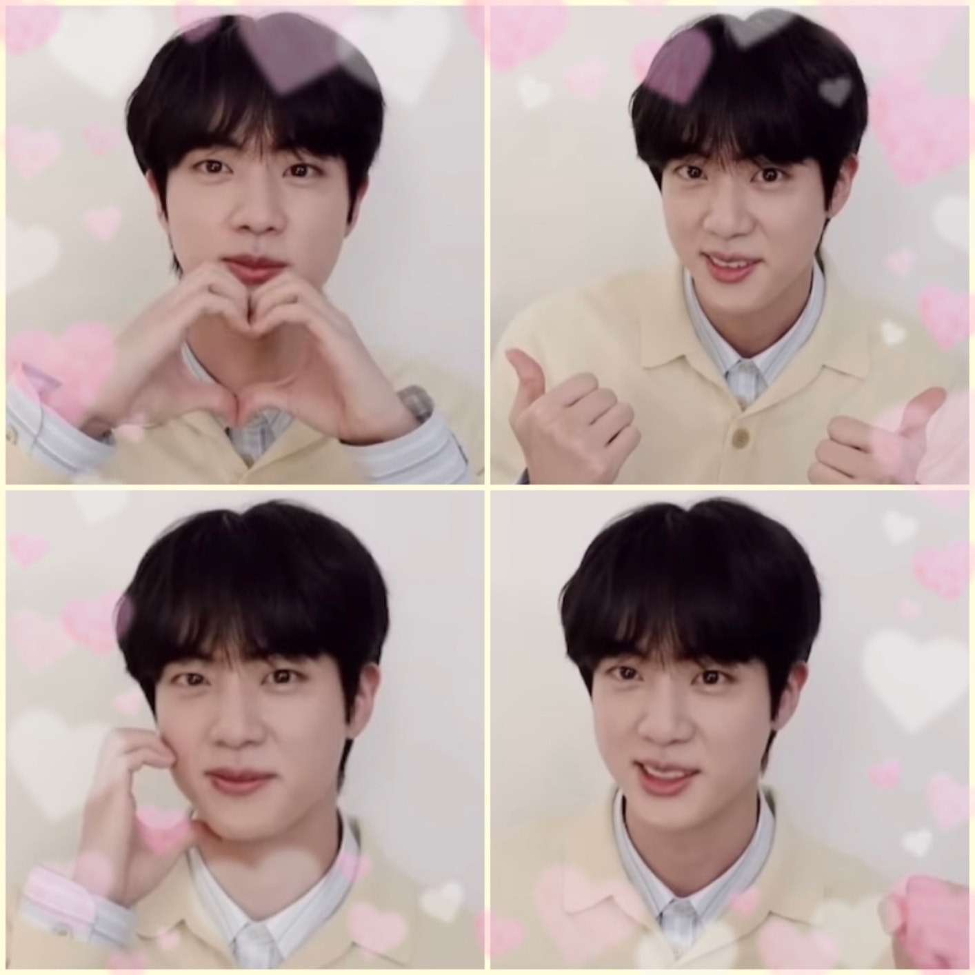 BTS Community Posts - おはようございます☀ ジンくん🐹💜 昨日ね、妹から足の裏の画像送られてきて 誰の足でしょうか？って ...