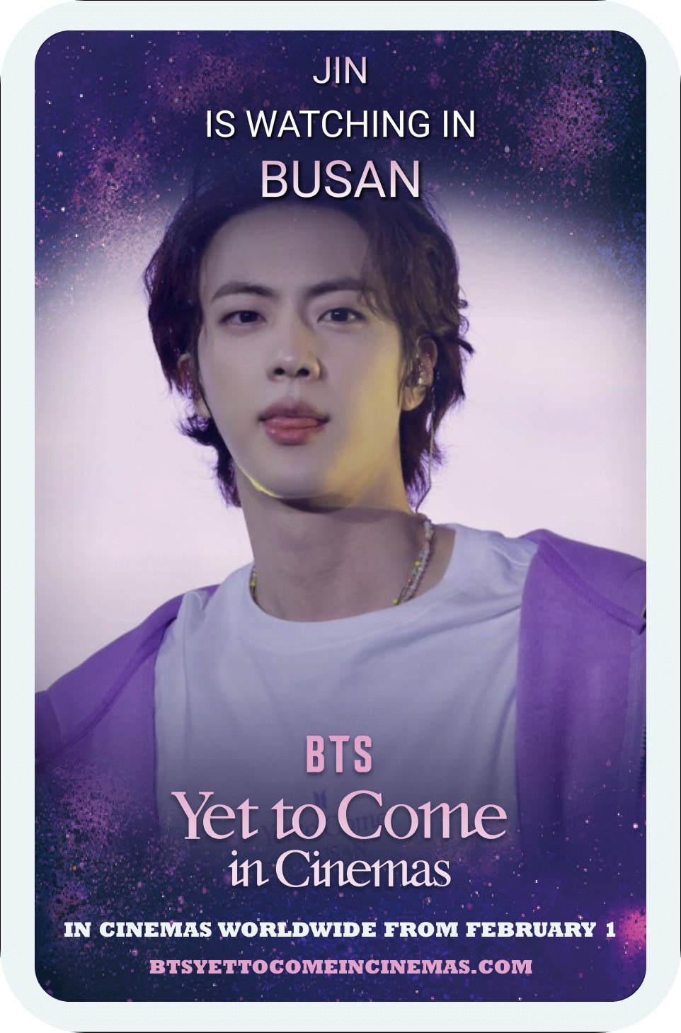 Bts Community Posts あっという間に2月だあ⛄️ ジンくんお疲れさまです🥰🥰 釜山コン上映始まって みんなの感想聞いてる