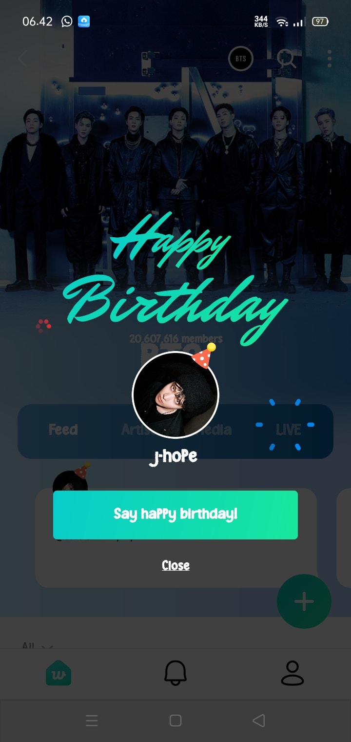 Bts Community Posts 생일 축하해 제이홉오빠 당신은 항상 건강 할 수 있습니다 Happy Birthday 🎂🥳
