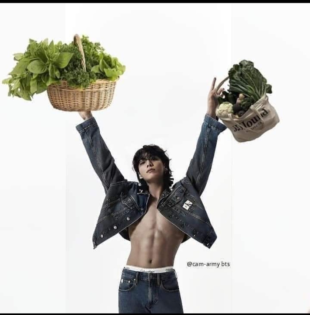 BTS Community Posts - some vegetable lover army edited this..🥲😂😆 ...